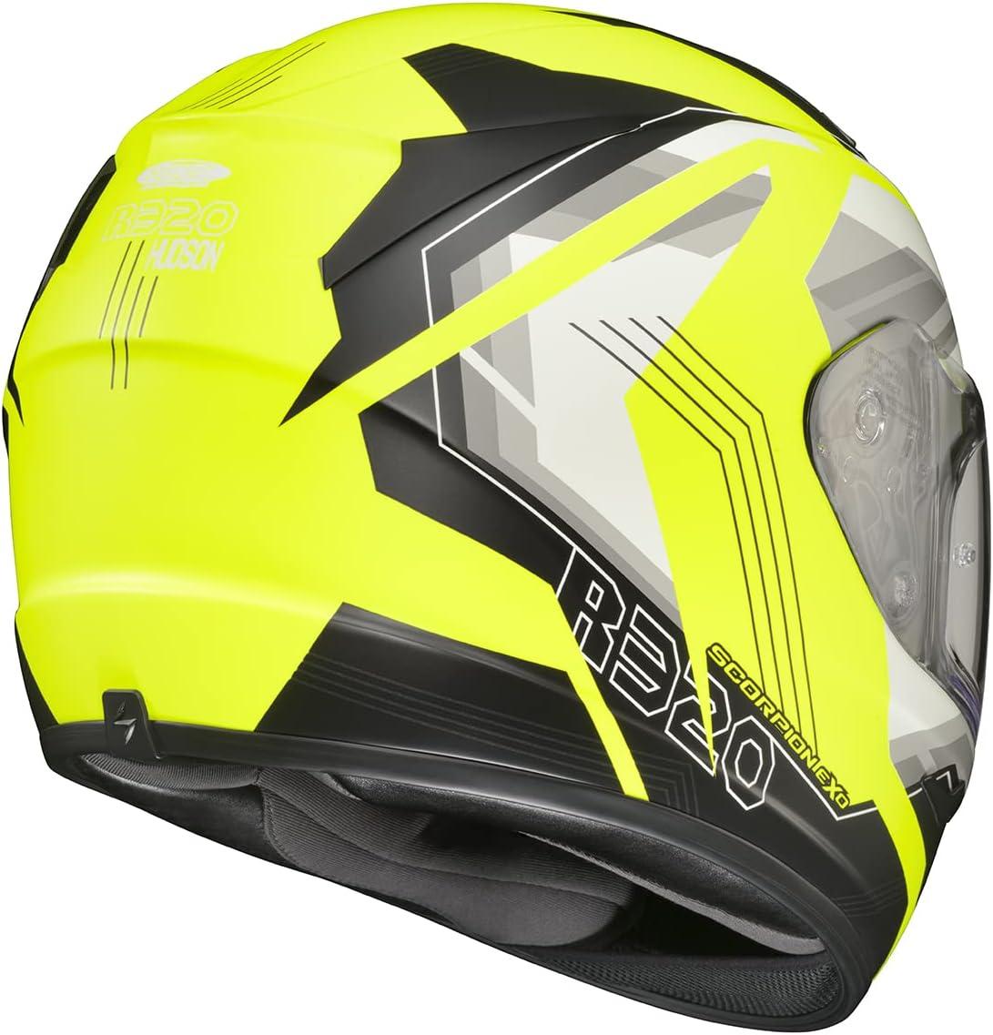 ScorpionEXO R320 Full Face Polycarbonate Shell Motorcycle Helmet with ...